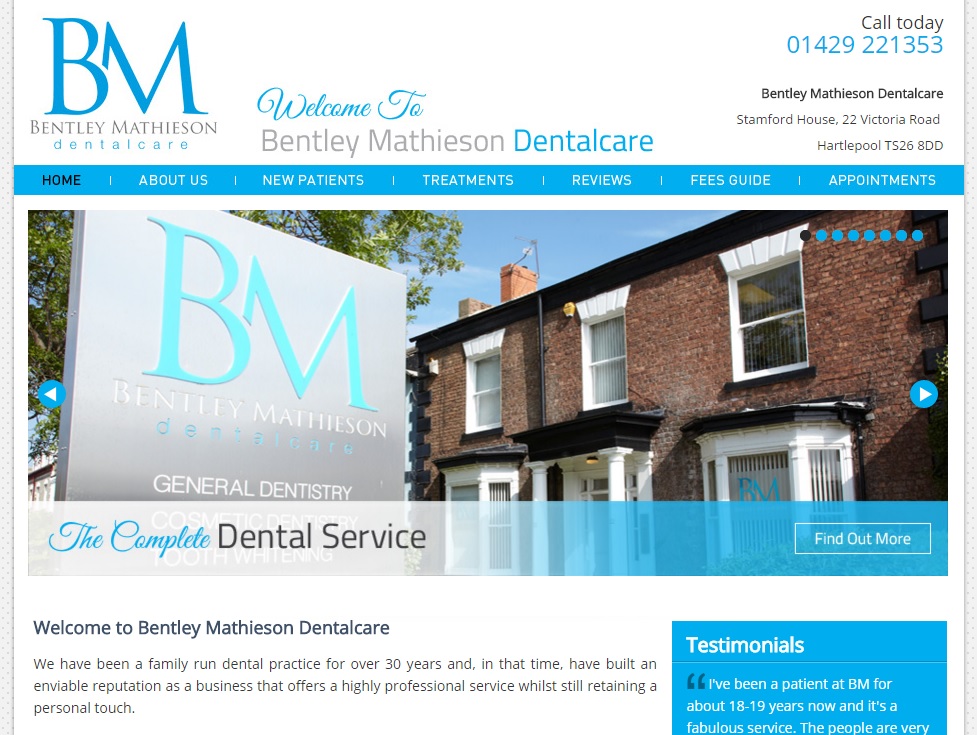 Dental Websites that look stylish and modern